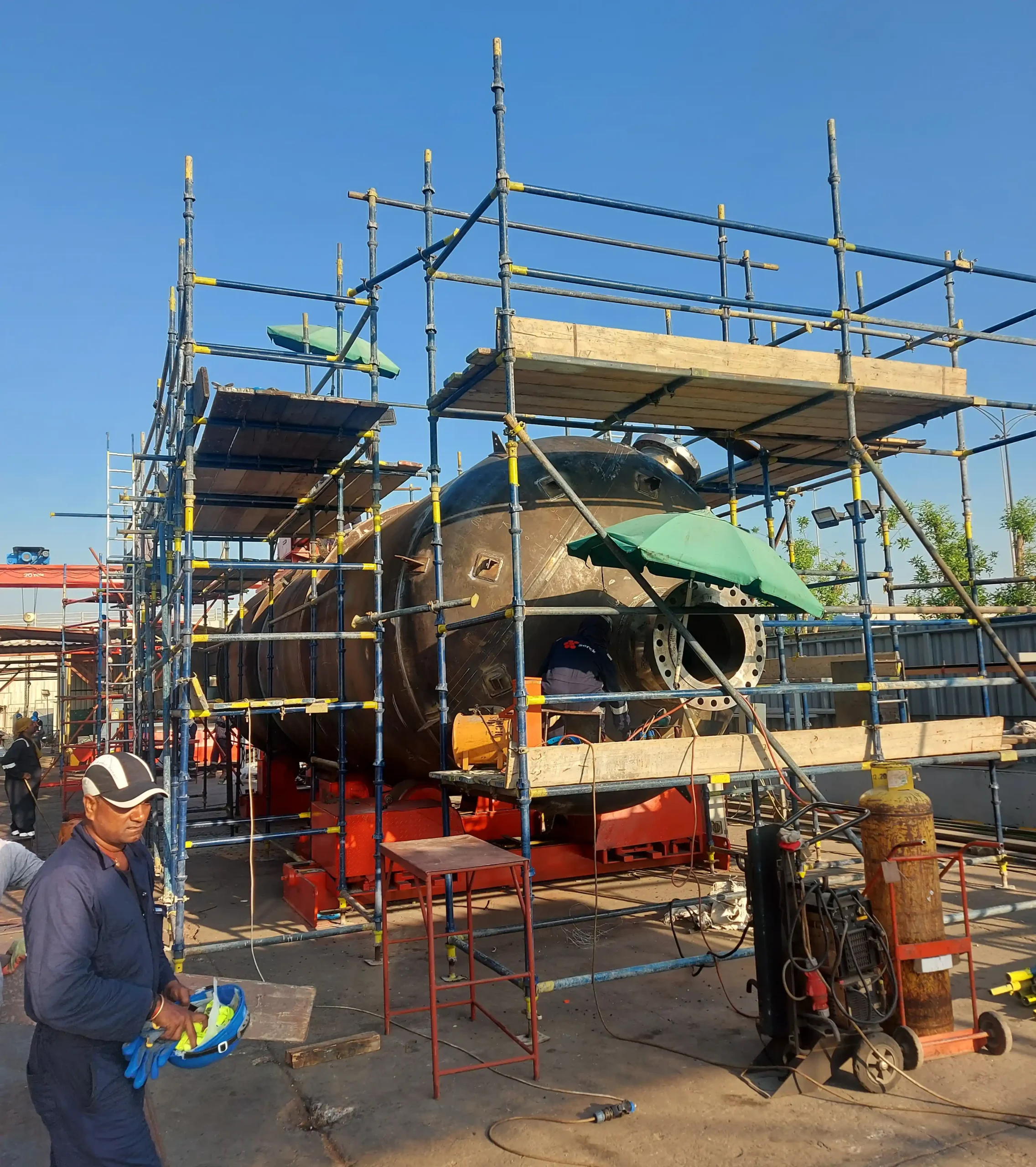 Scaffolding for Tanks in Dubai - FP Scaffolding